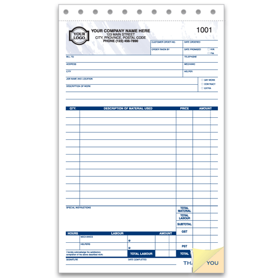 Compact Job Invoice | DFS